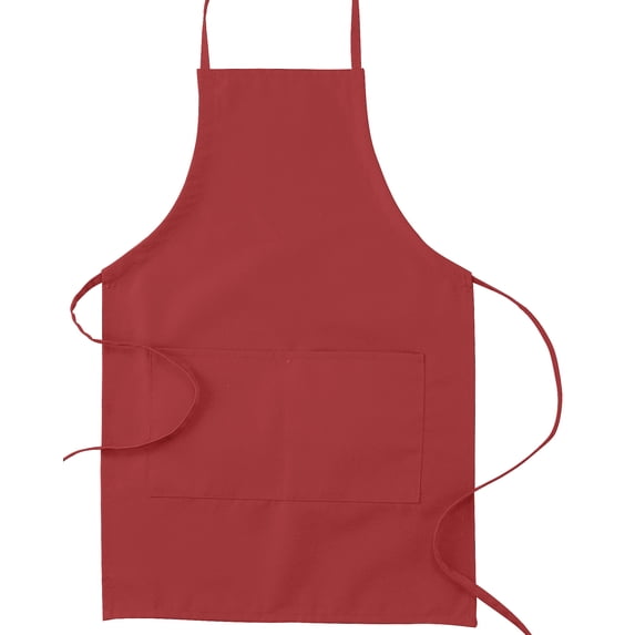 Big Accessories Two-Pocket 30" Restaurant Apron, 65% Polyester, 35% ...
