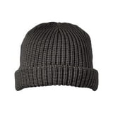 Big Accessories BA698 Dock Cuffed Beanie-Charcoal - Walmart.com