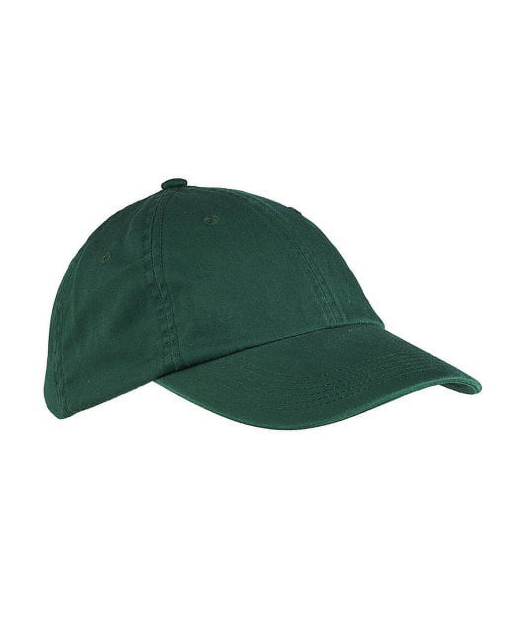 Big Accessories BX005 6-Panel Washed Twill Low-Profile Cap - Dark Green - Walmart.com