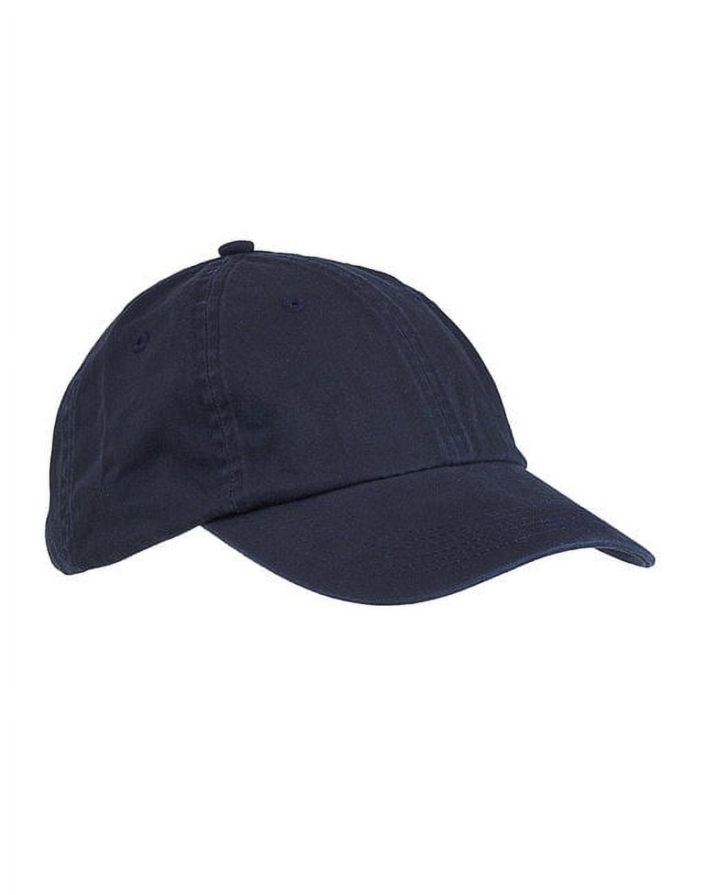 Big Accessories BX005 6-Panel Washed Twill Low-Profile Cap - Navy ...