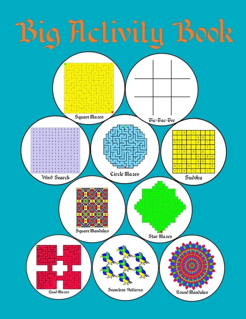 Big Activity Book: Fun Activities For Young And Old Alike With Games ...