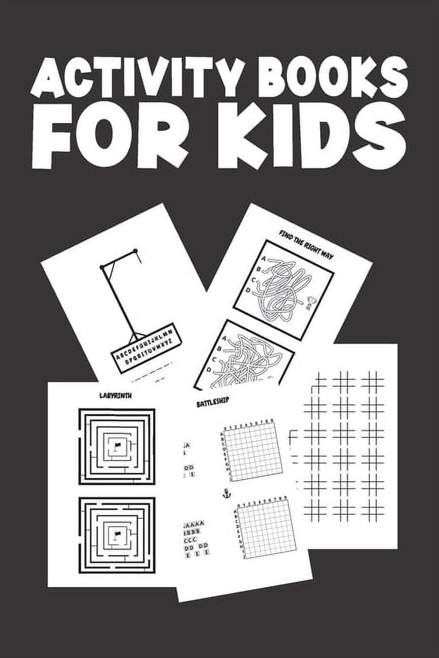 Activity Books for kids: BIG ACTIVITY BOOK with Solutions for kids ...