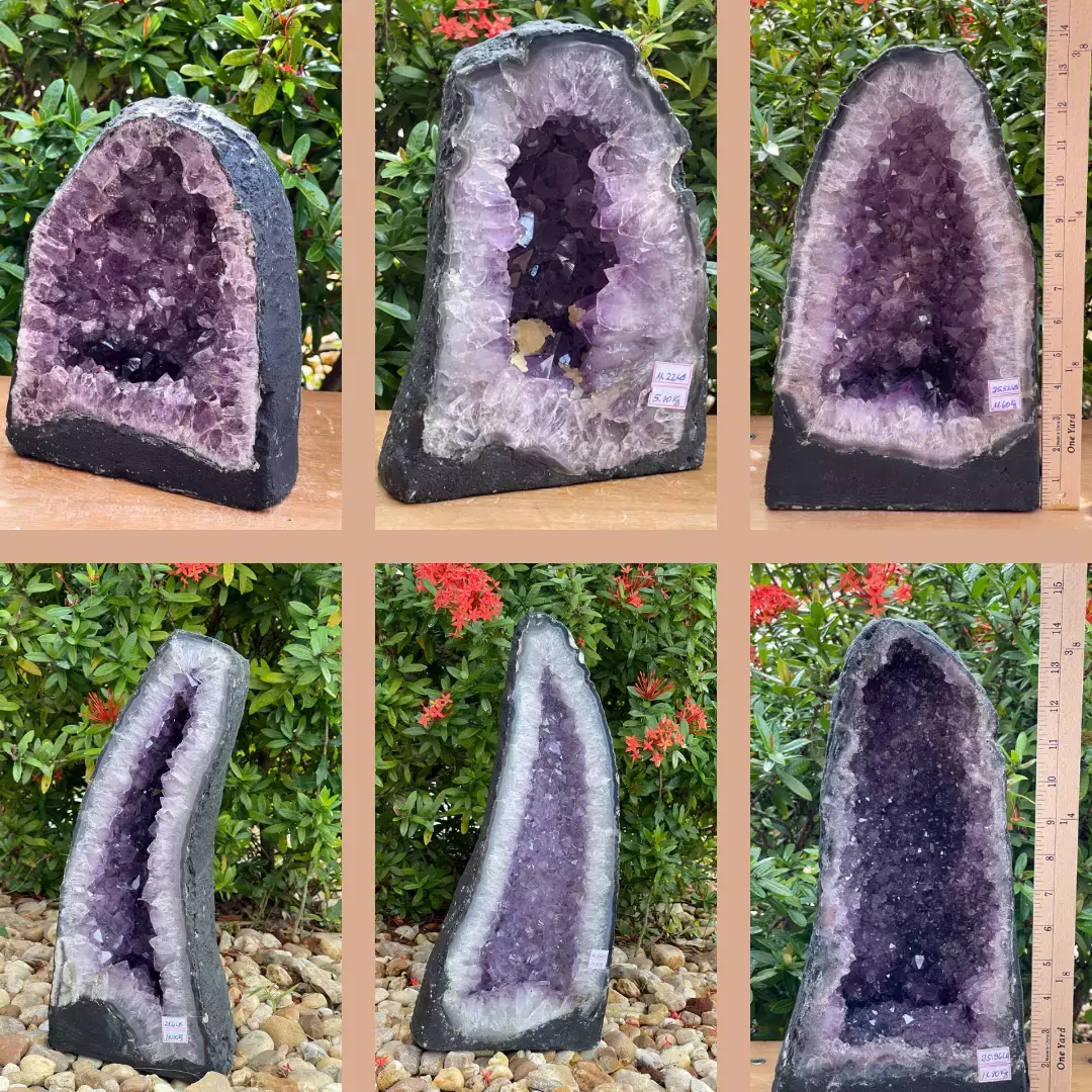 Big Amethyst Crystals Geode Raw Cluster 1 - Choose Your Weight ...