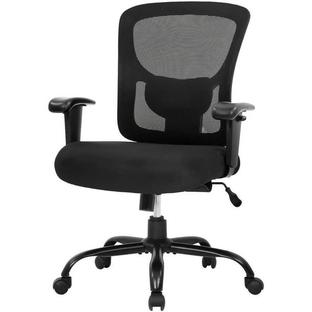 BestOffice Ergonomic Office Chair, Adjustable Arms, Lumbar Support for ...