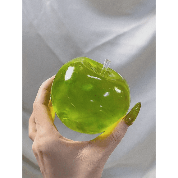 Big Apple Stress Ball Apple Fidget Toy Non-Bounce Squeeze Ball ASMR ...