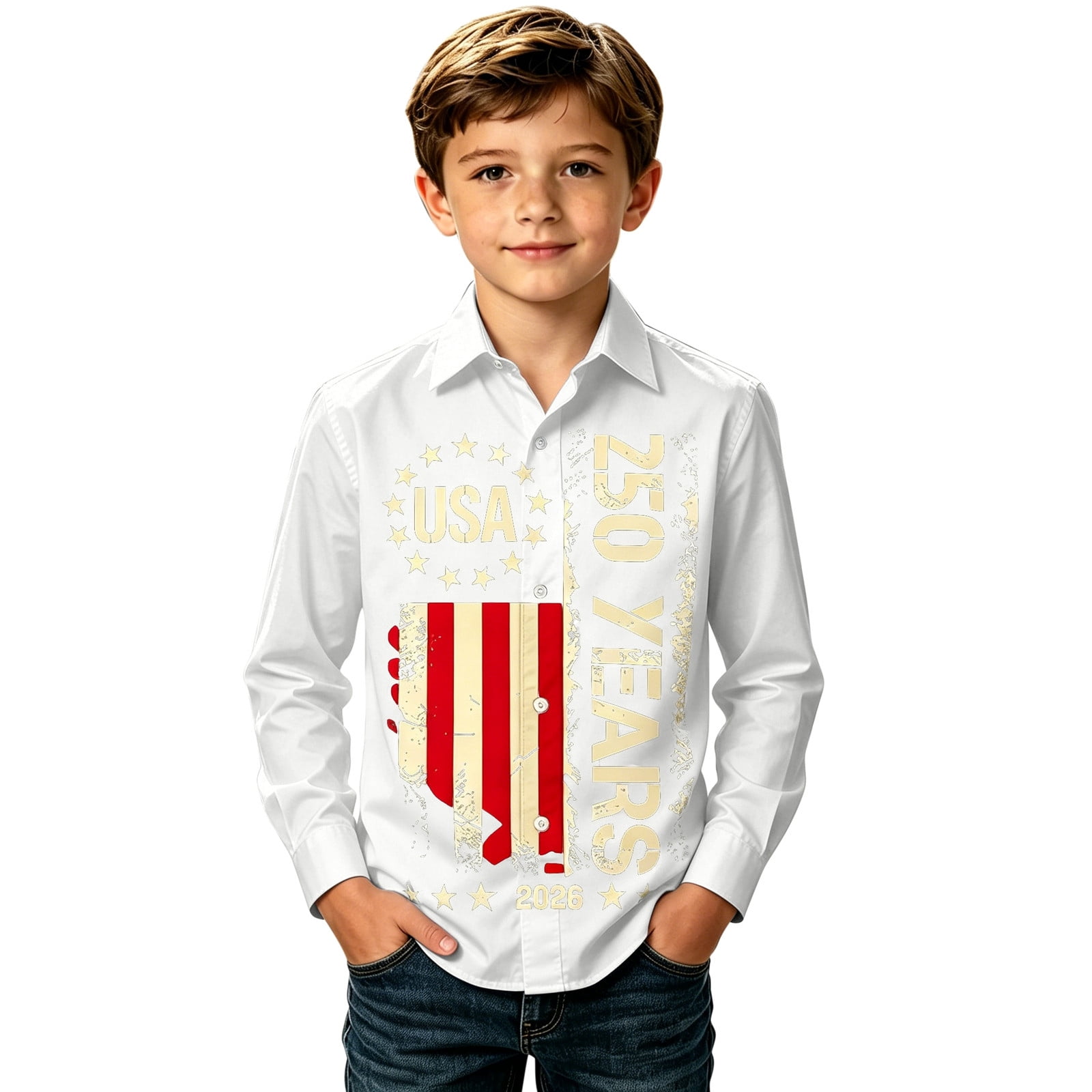 Big Baby Boys Birthday Gift T-Shirt Patriotic Independence Day America ...