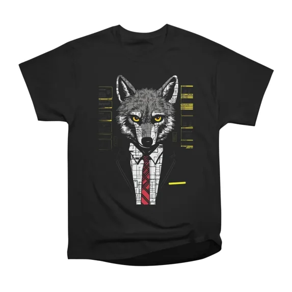 Big Bad Business Wolf T-Shirt Tee Gift For Him Merch For Her Apparel ...