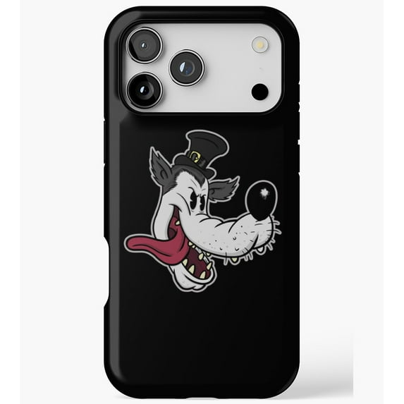Big Bad Wolf Head, Vintage Rubber Hose Cartoony Style H1676 Phone Case ...