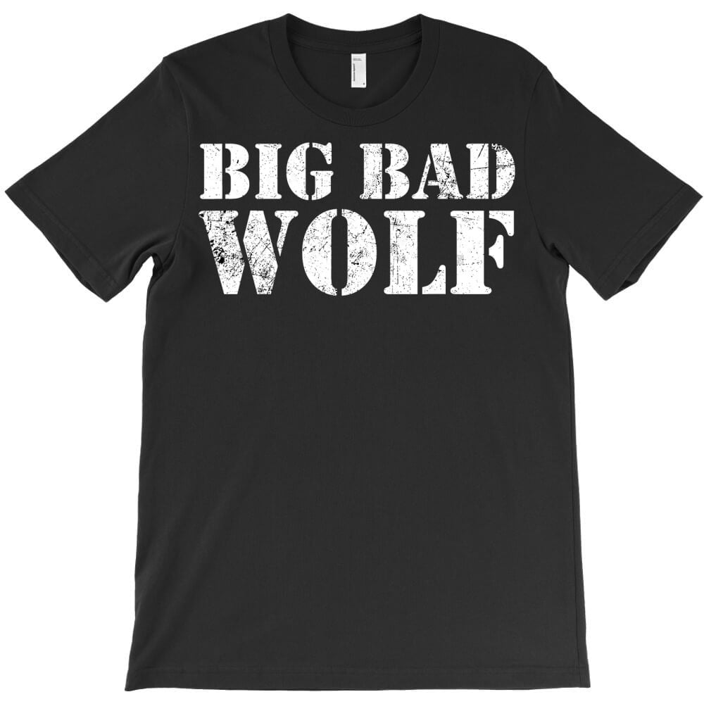 Big Bad and Wolf, Funny Wolves Werewolf Cool Dog Gift Graphic H5685 ...