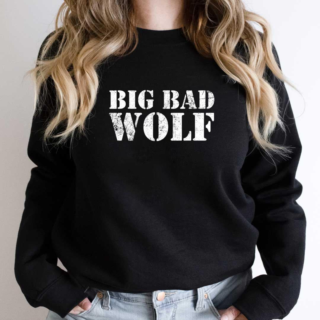 Big Bad and Wolf, Funny Wolves Werewolf Cool Dog Gift Graphic SW20188 ...