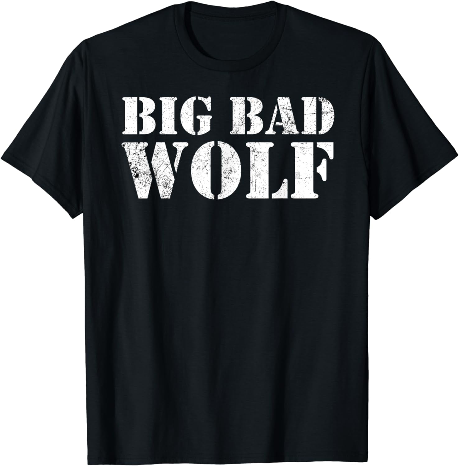 Big Bad and Wolf Funny Wolves Werewolf Cool Dog Gift T-Shirt - Walmart.com
