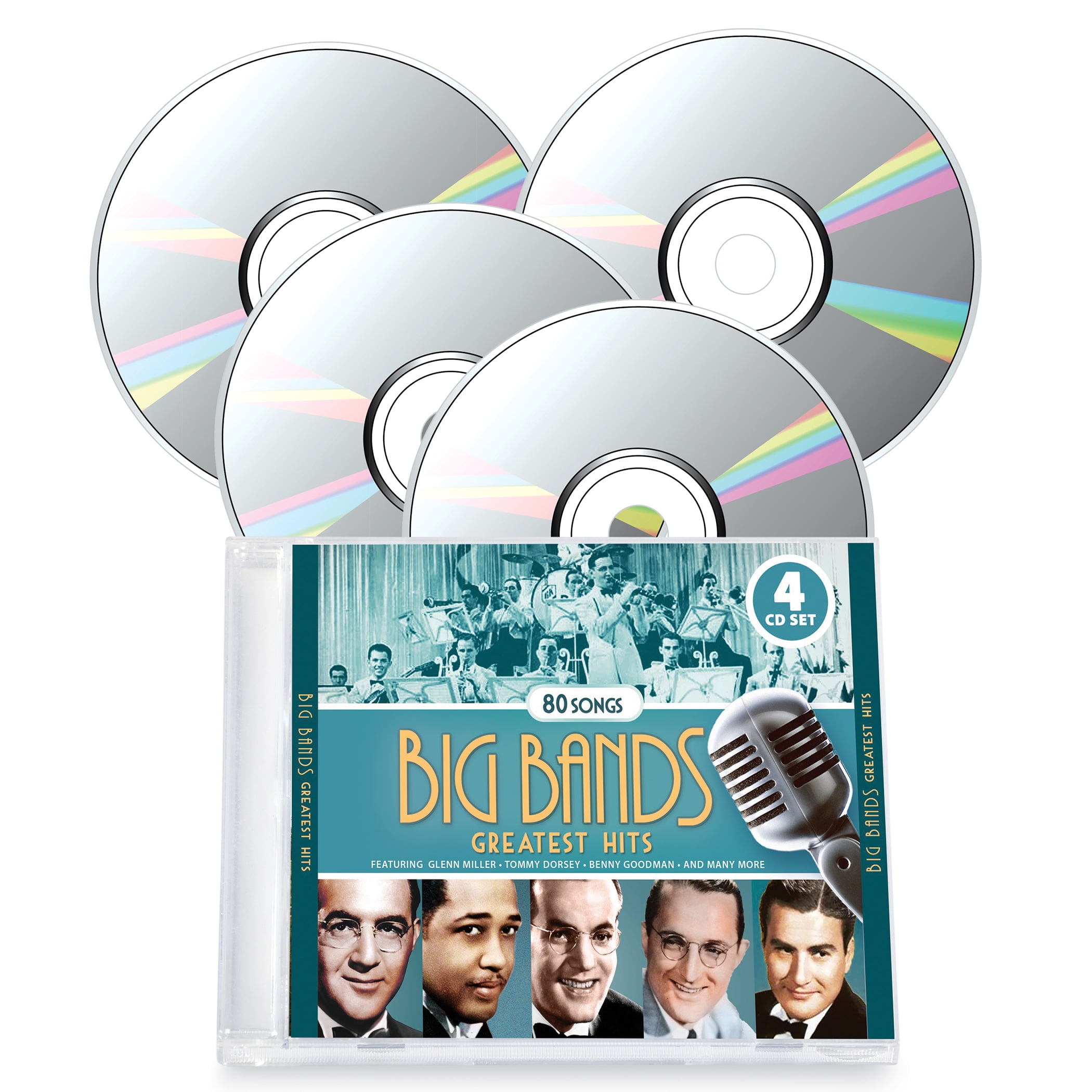 Pre-Owned Big Bands Greatest Hits CDs - 80-Song 4 CD Set - Walmart.com