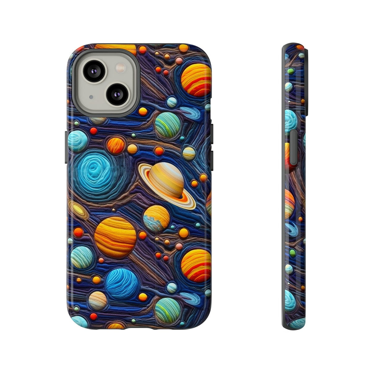 Big Bang Celestial Planetary Embroidery Art iPhone Case 17 through 11 ...