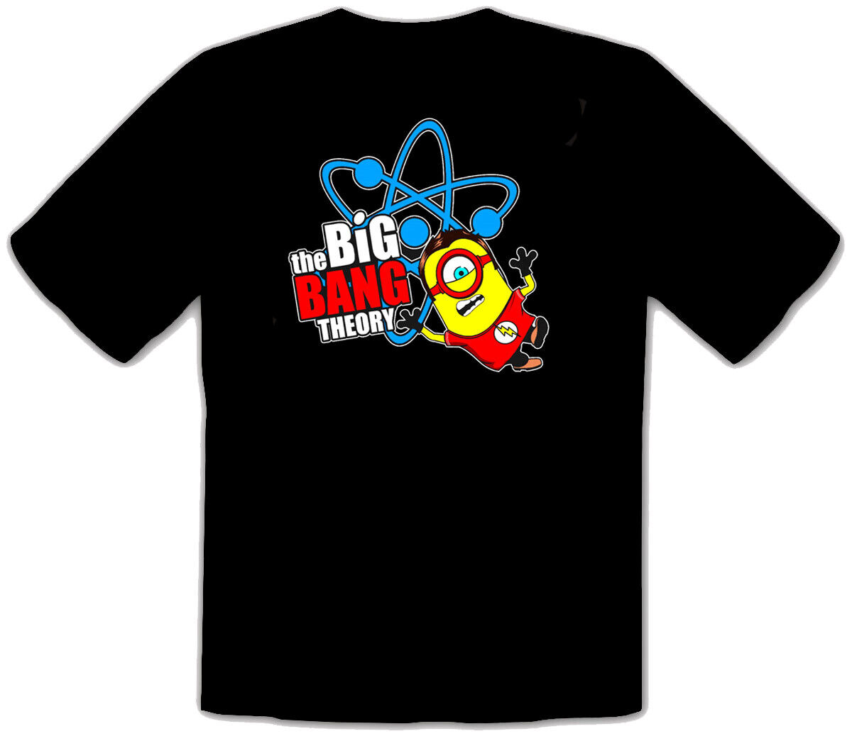 Big Bang Minions Sheldon Theory Bazinga SCHWARZE T-Shirt -193 - Walmart.com