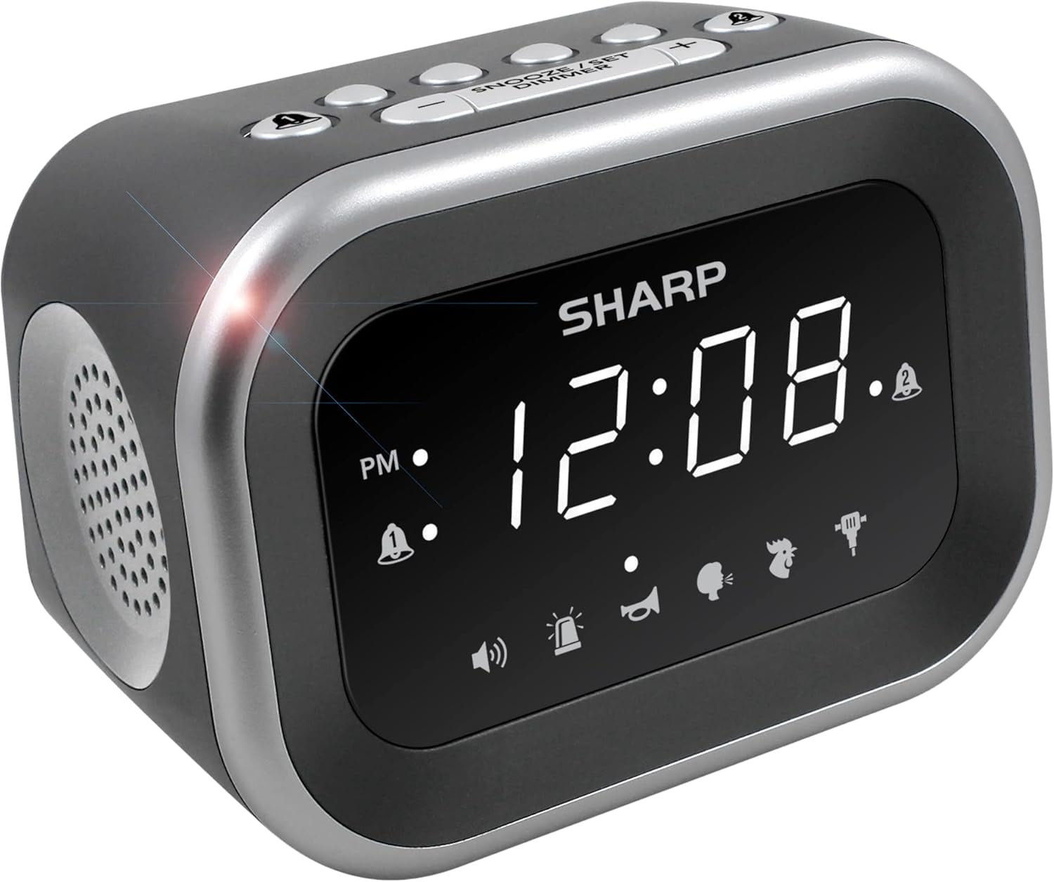 Big Bang Super Loud Alarm Clock for Heavy Sleepers, 6 Extremely Loud Wake Up Sounds: Rooster ...