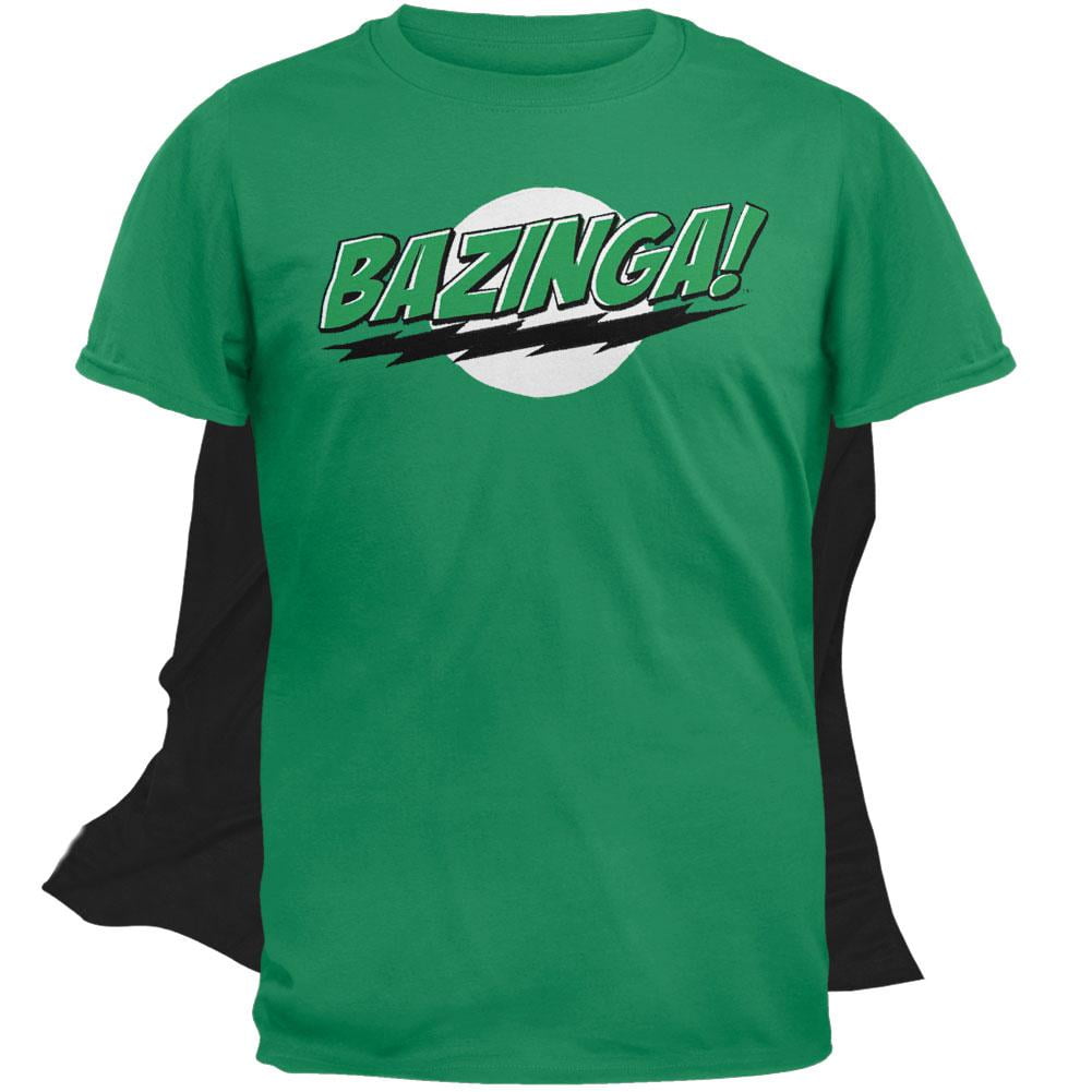 Big Bang Theory - Bazinga T-Shirt With Cape - Walmart.com