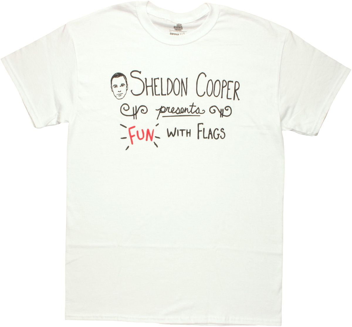 Big Bang Theory Fun with Flags T Shirt - Walmart.com