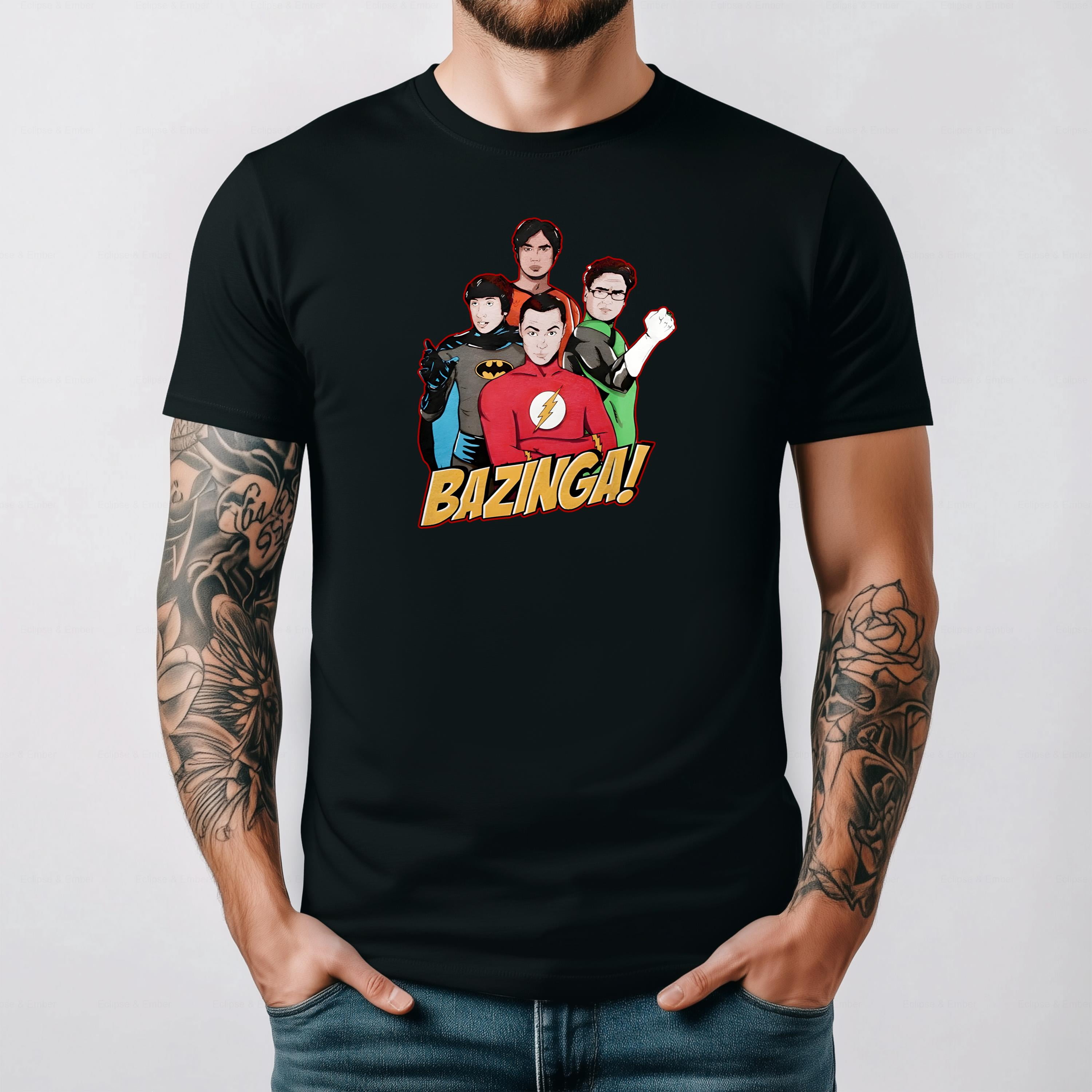 Big Bang Theory Funny Geeky TV Show Favorite Quote Mashup TShirt up to size 5XL. - Walmart.com