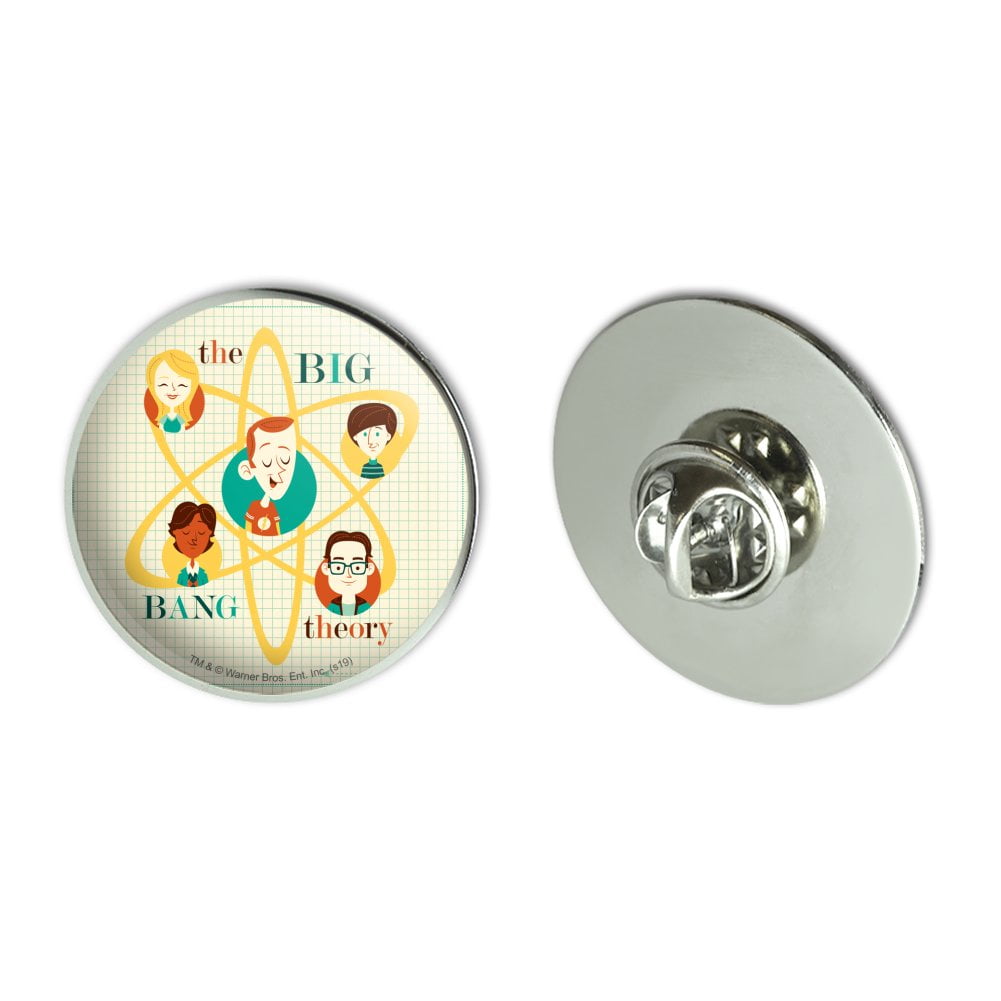 Big Bang Theory Retro Art Metal 1.1" Tie Tack Hat Lapel Pin Pinback ...