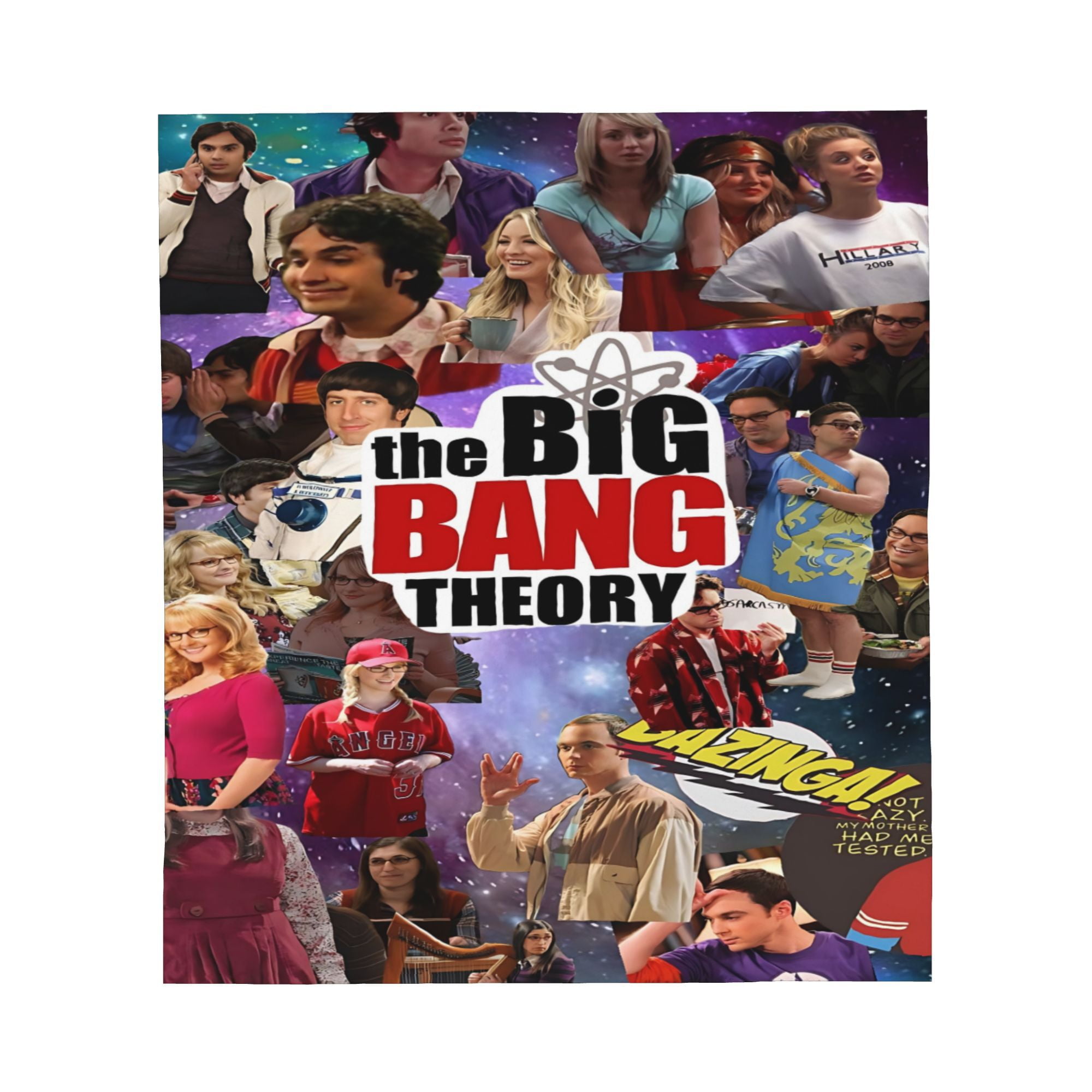The Big Bang Theory TV Show Blanket - Sheldon, Leonard, Penny, Raj ...