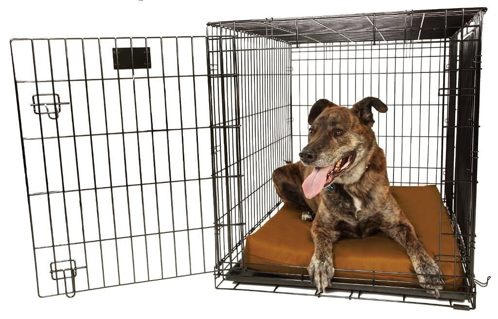 Big Barker Orthopedic Waterproof Tear Resistant Dog Crate Pad with ...