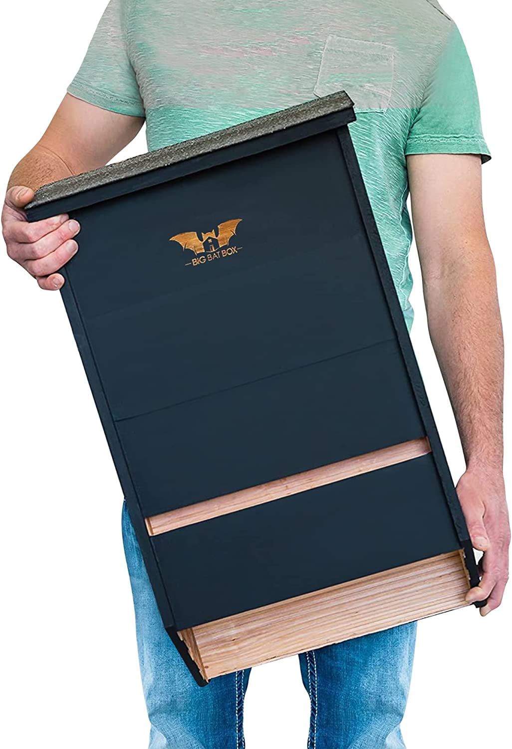 Big Bat Box - Black, 3 Chamber, Large MTBC Certified Bat House for ...