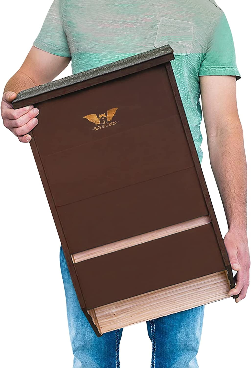 Big Bat Box - Brown, 3 Chamber, Large MTBC Certified Bat House for ...