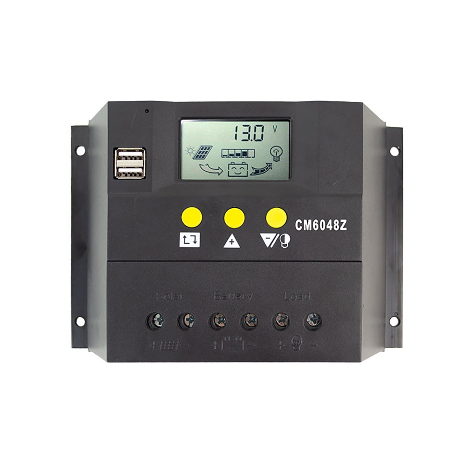 Big Battery Charger Current 50A PWM Solar Charge Controller 48V Auto ...