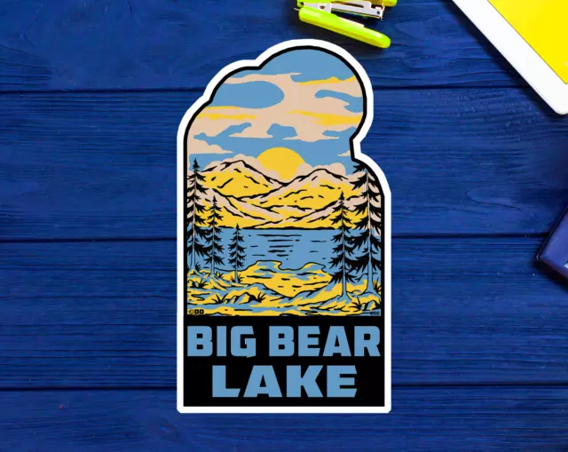 Big Bear Lake California Decal Sticker Skiing Ski Boating Sticker Phone ...