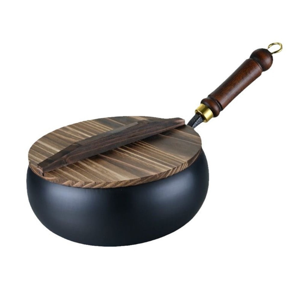 Big Belly Pot Hand Forged Pan Iron Pot Excellent Heat Retention High ...