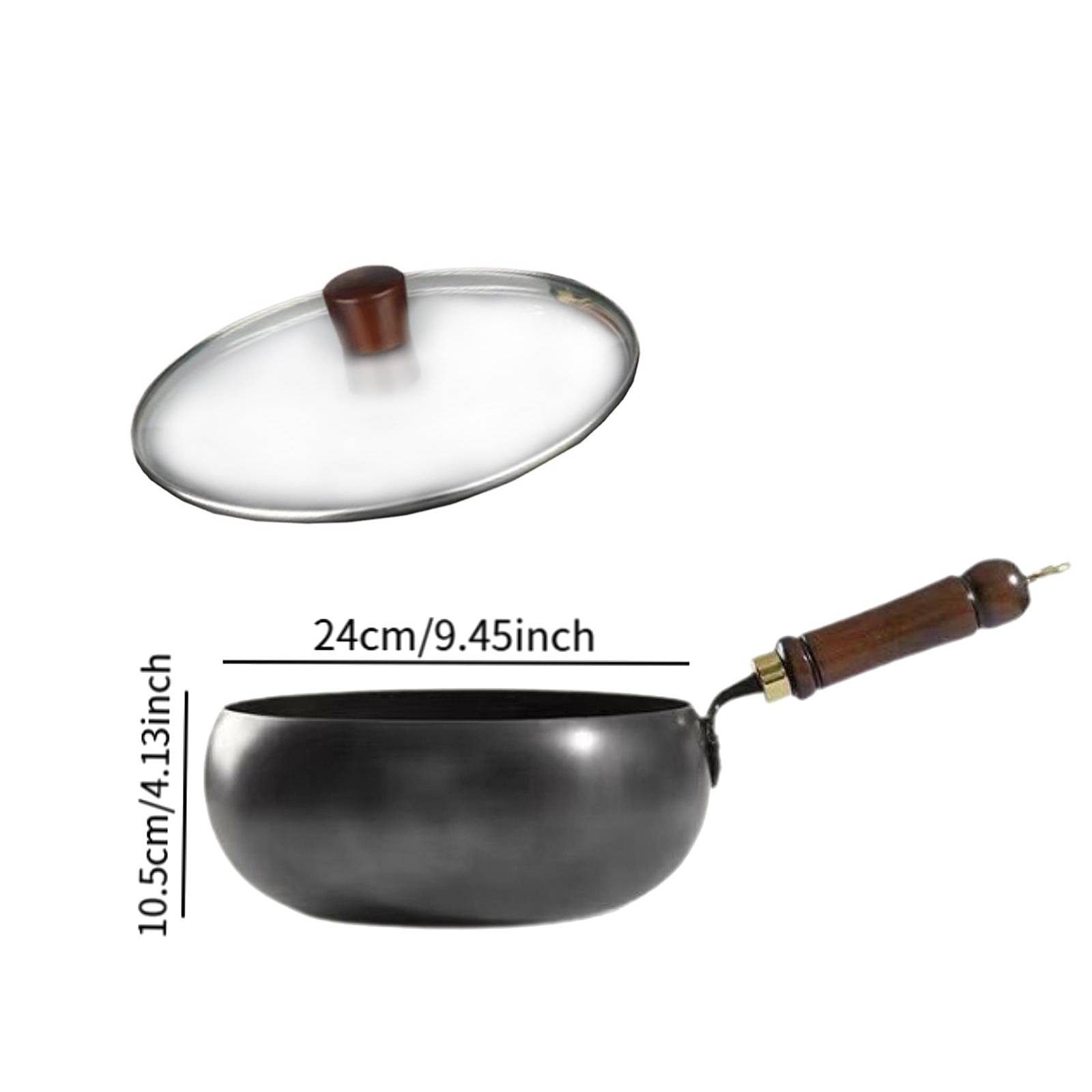 Big Belly Pot Hand Forged Pan Iron Pot Excellent Heat Retention High ...
