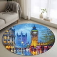 Big Ben 4' Round Rug for Cozy Reading Nook Home Office Chair Area ...