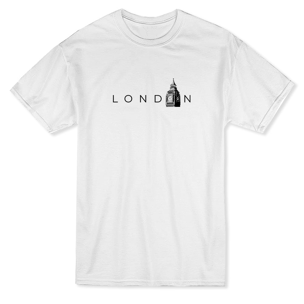 Big Ben Graphic London Quote Men White T-Shirt, Male XX-Large - Walmart.com