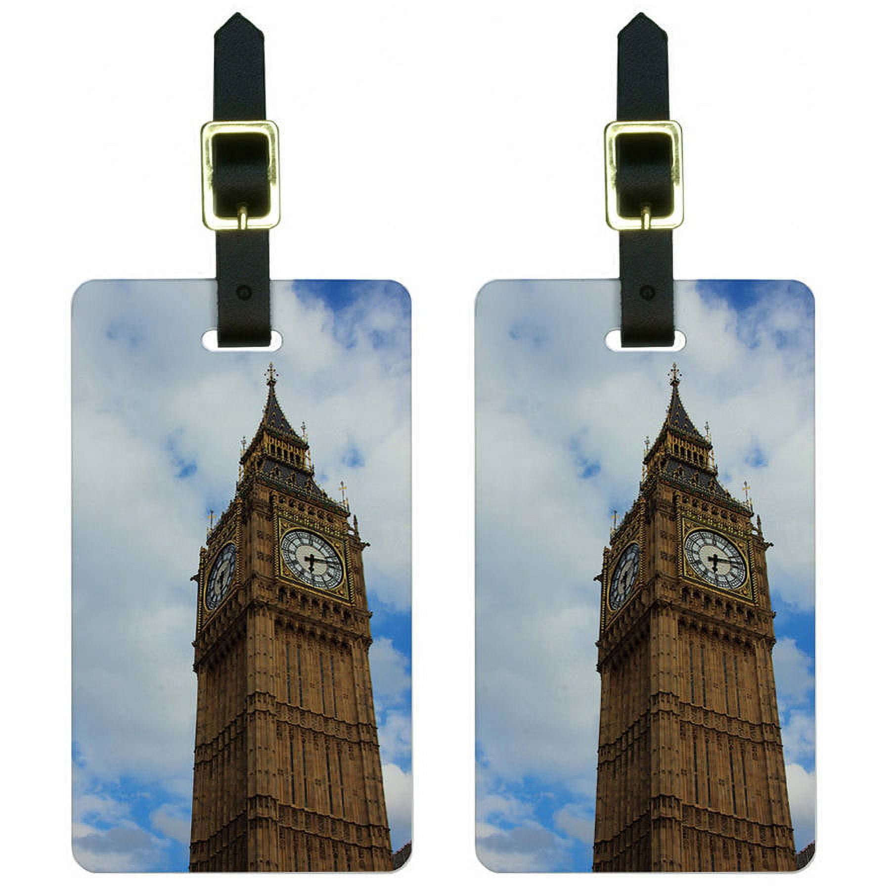 Big Ben London City Clock England Great Britain Luggage Tags ID, Set of ...