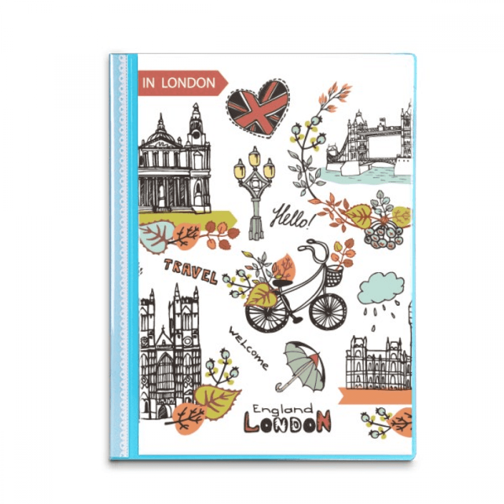 Big Ben London England Art Deco Fashion Book Sheet Protectors Portfolio ...