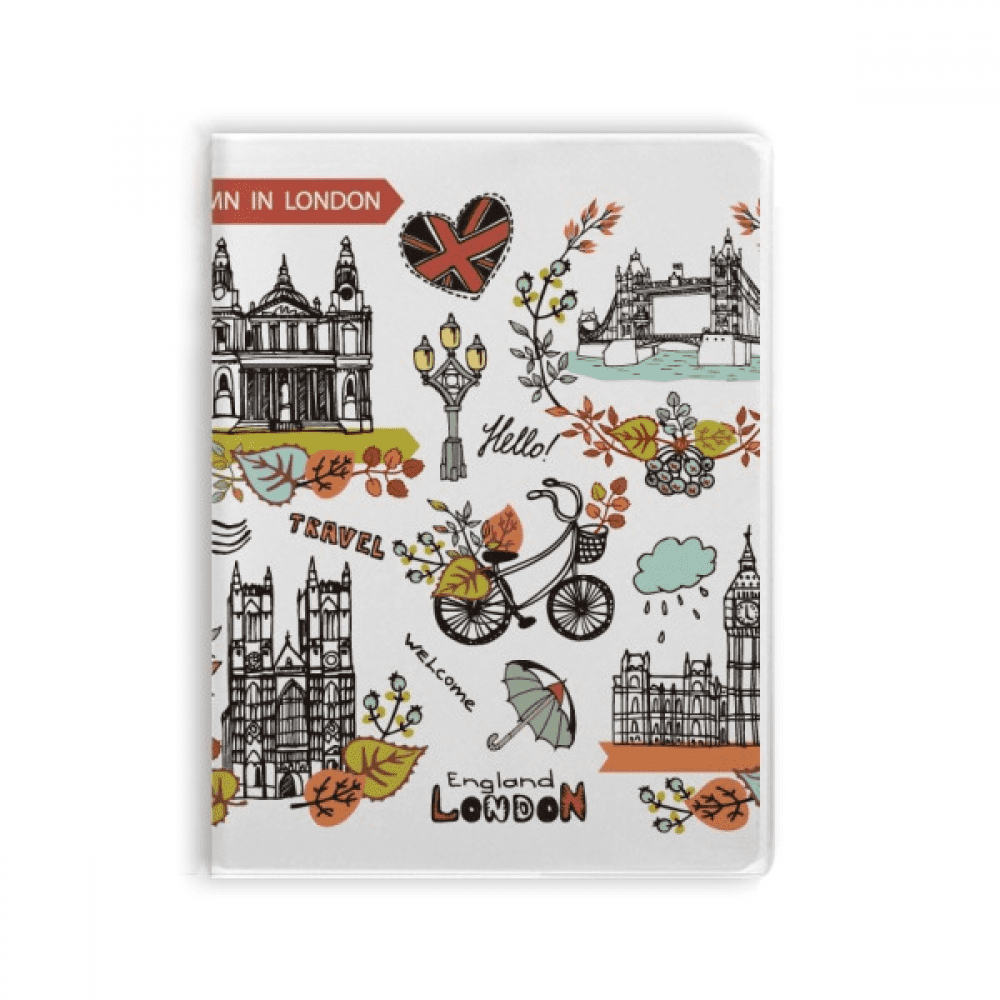 Big Ben London England Art Deco Fashion Notebook Gum Cover Diary Soft ...