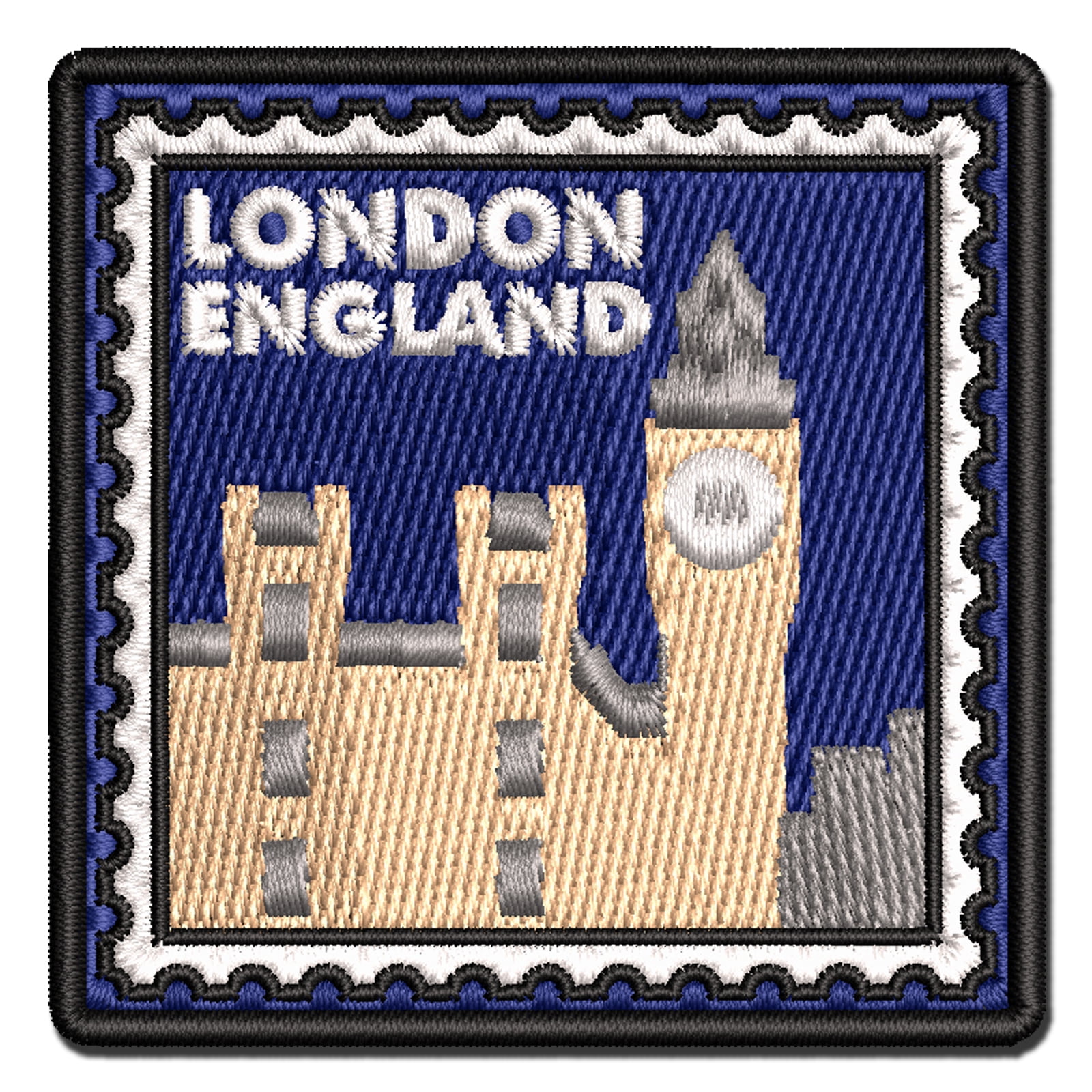 Big Ben London England Destination Travel Applique Multi-Color ...
