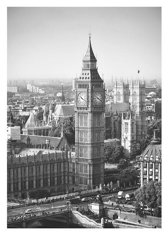 Big Ben, Print Wall Art, Modern Wall Decor For Living Room Bedroom ...