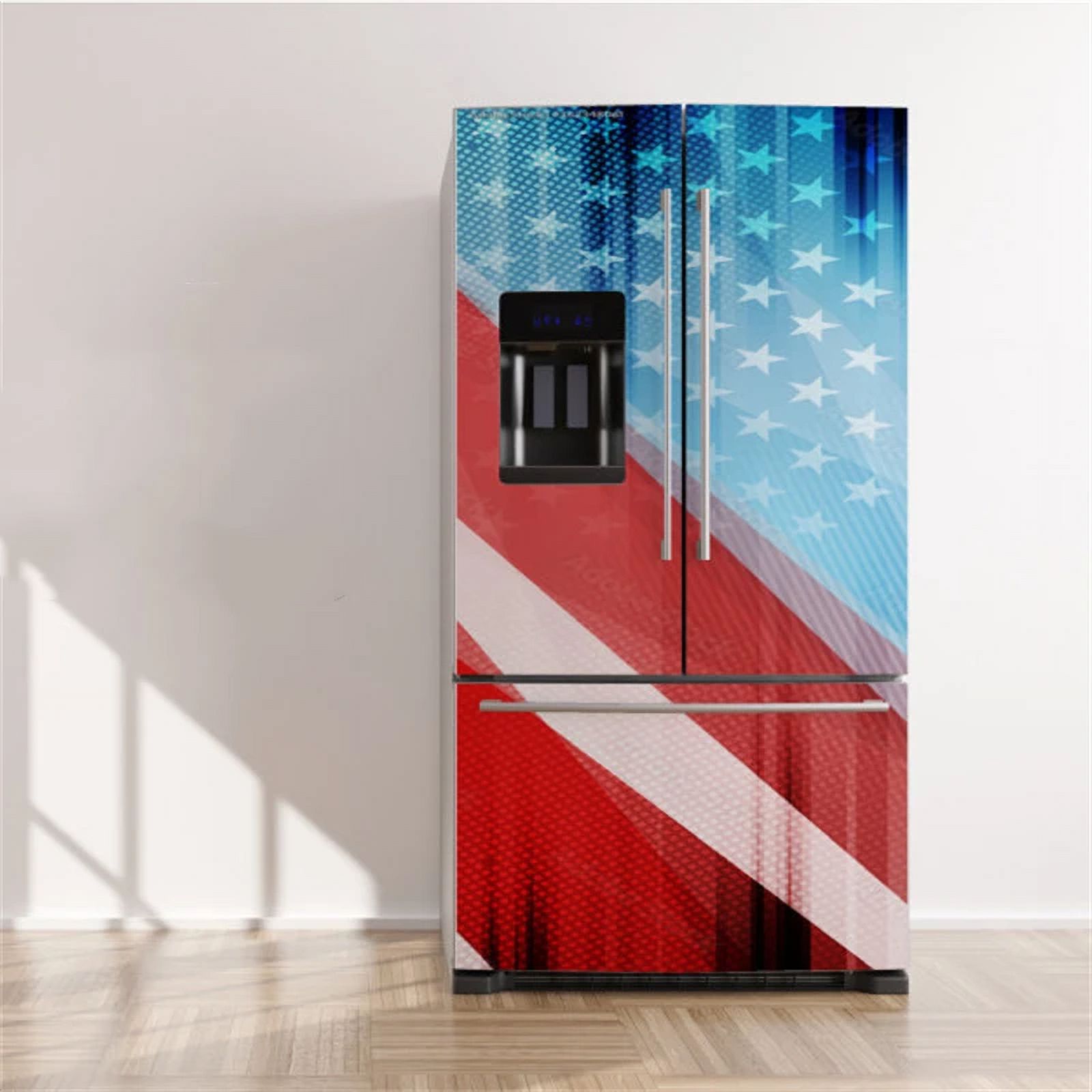 Big Ben Red Bus Urban Landscape Refrigerator Stickers Natural Scenery ...