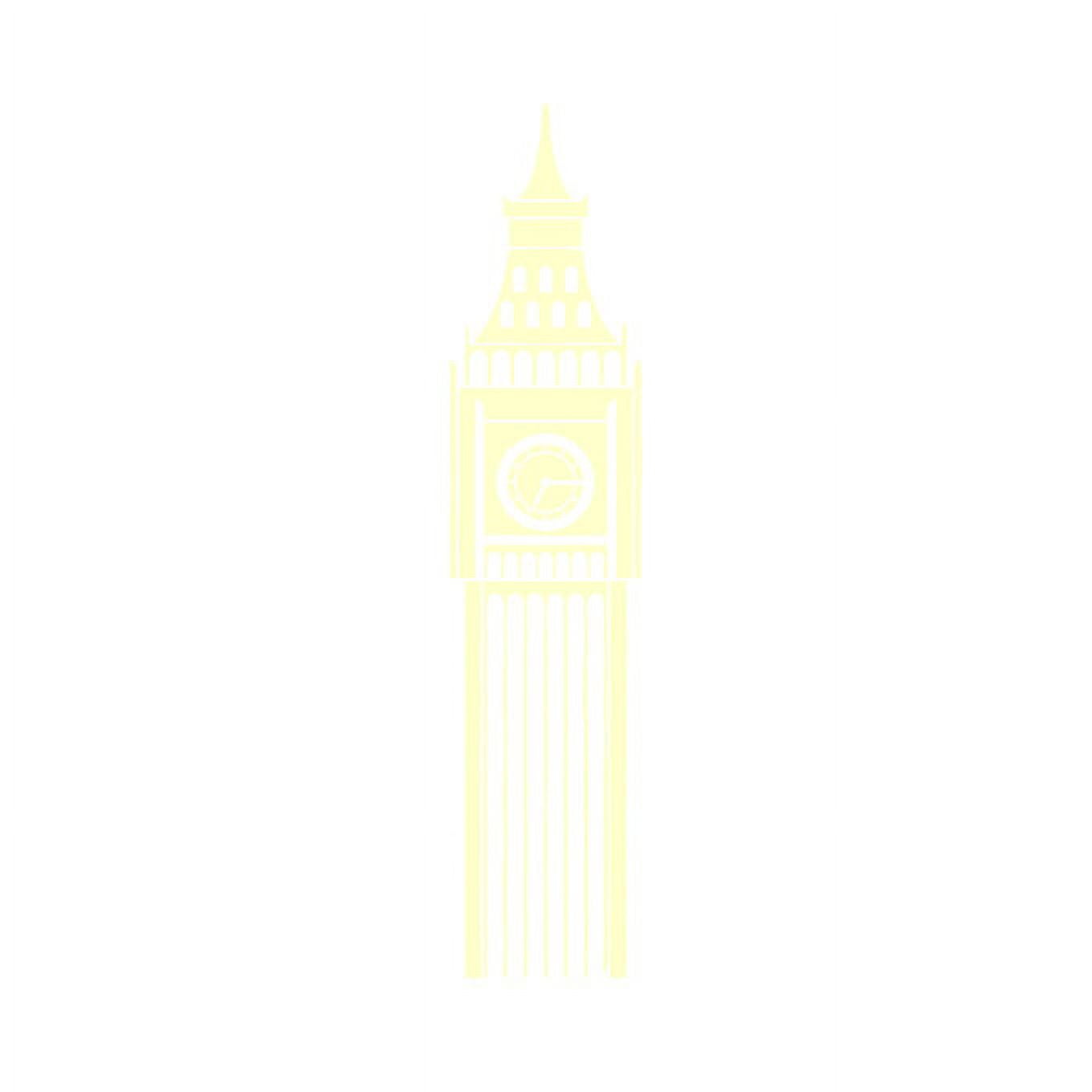 Big Ben Vinyl Graphic - Small - Ivory - Walmart.com