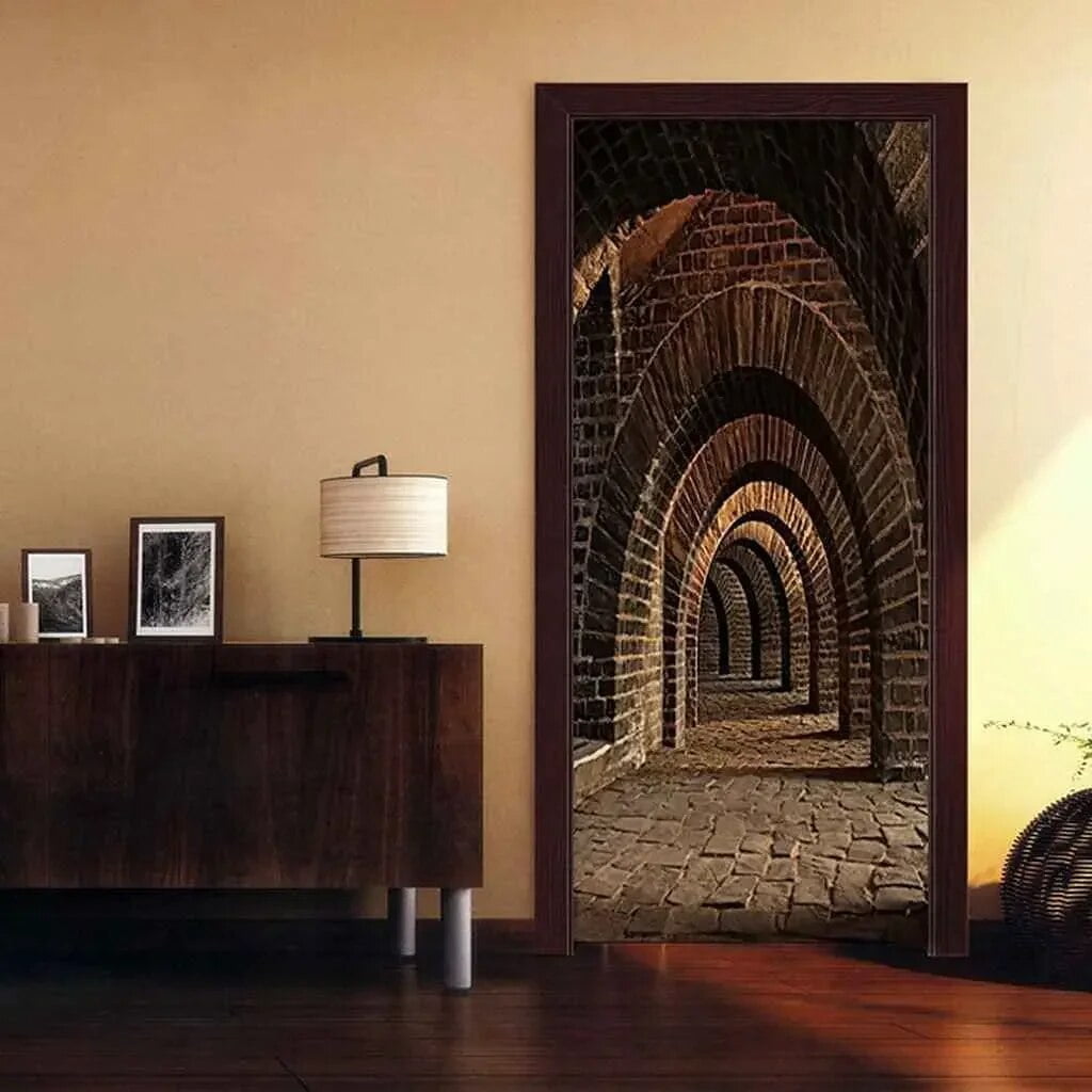 Big Ben door stickers City landscape at night decals city building door ...