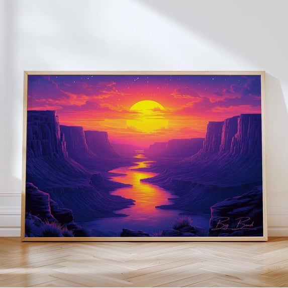 Big Bend National Park Art Print Texas Travel Print Unframed Paper ...