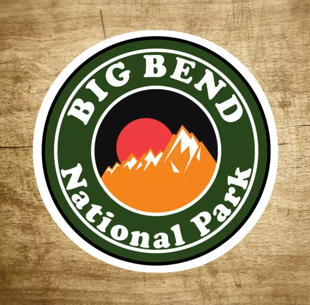 Big Bend National Park Texas Travel Sticker Decal Sticker Phone Decal ...