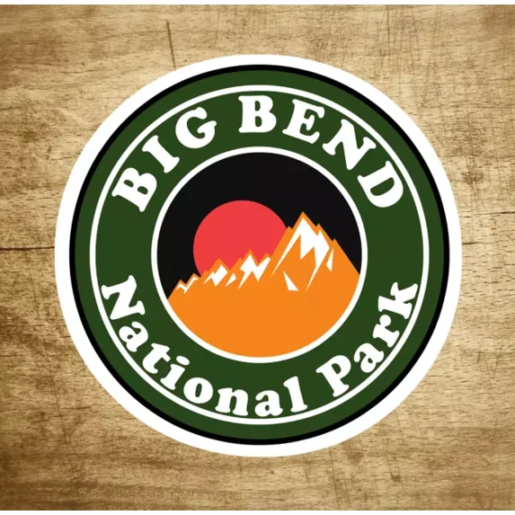 Big Bend National Park Texas Travel Sticker Decal Sticker Phone Decal ...