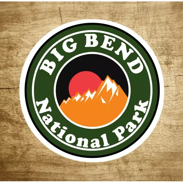 Big Bend National Park Texas Travel Sticker Decal Sticker Phone Decal ...