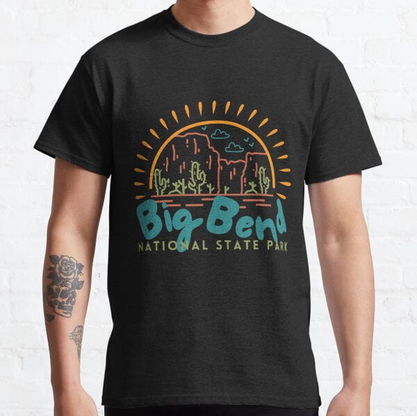 Big Bend National State Park Classic Doodle T-shirt Sticker Classic T ...