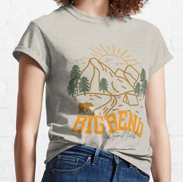 Big Bend National State Park Classic Doodle T-shirt Sticker Classic T ...