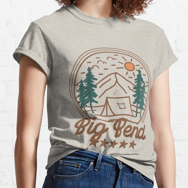 Big Bend National State Park Classic Doodle T-shirt Sticker Classic T ...