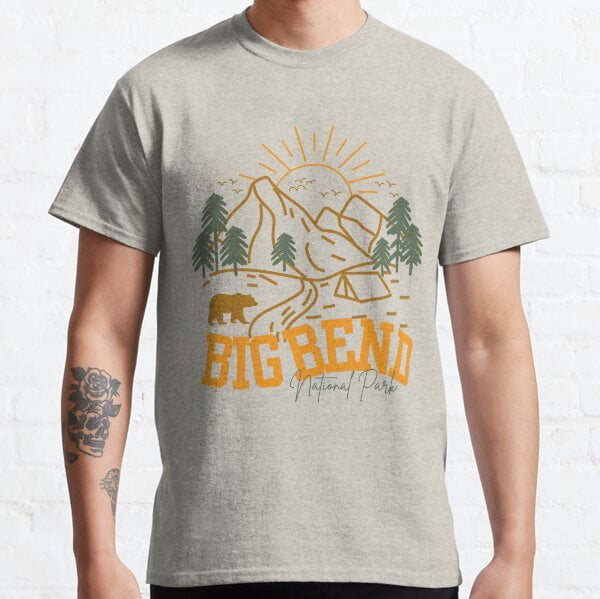 Big Bend National State Park Classic Doodle T-shirt Sticker Classic T ...