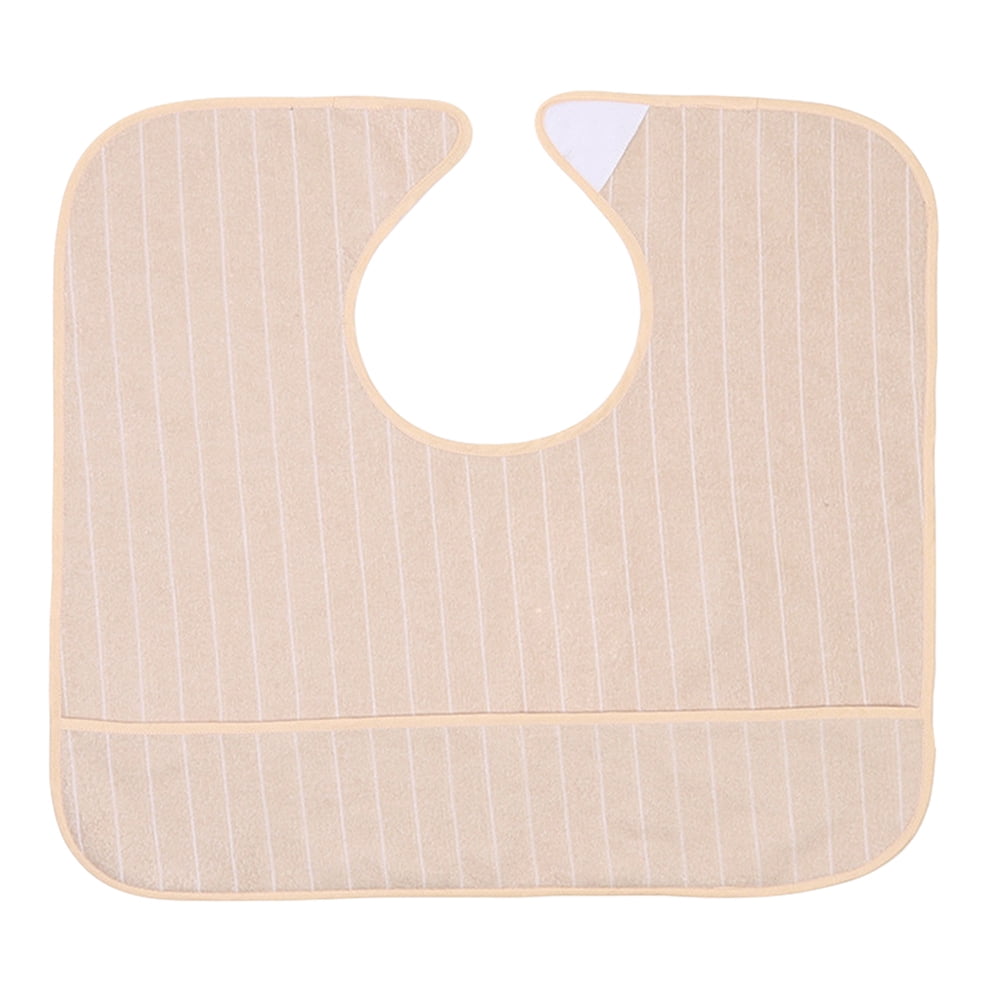 Big Bib Waterproof Anti-oil Reusable Adult Elder Mealtime Bib Old Man ...